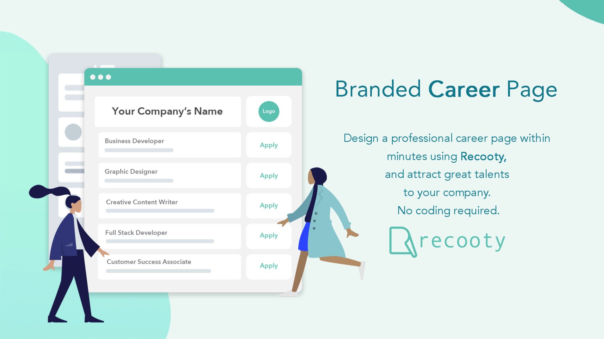 Create a Customized Career Page, Branded Career Site - Recooty ...