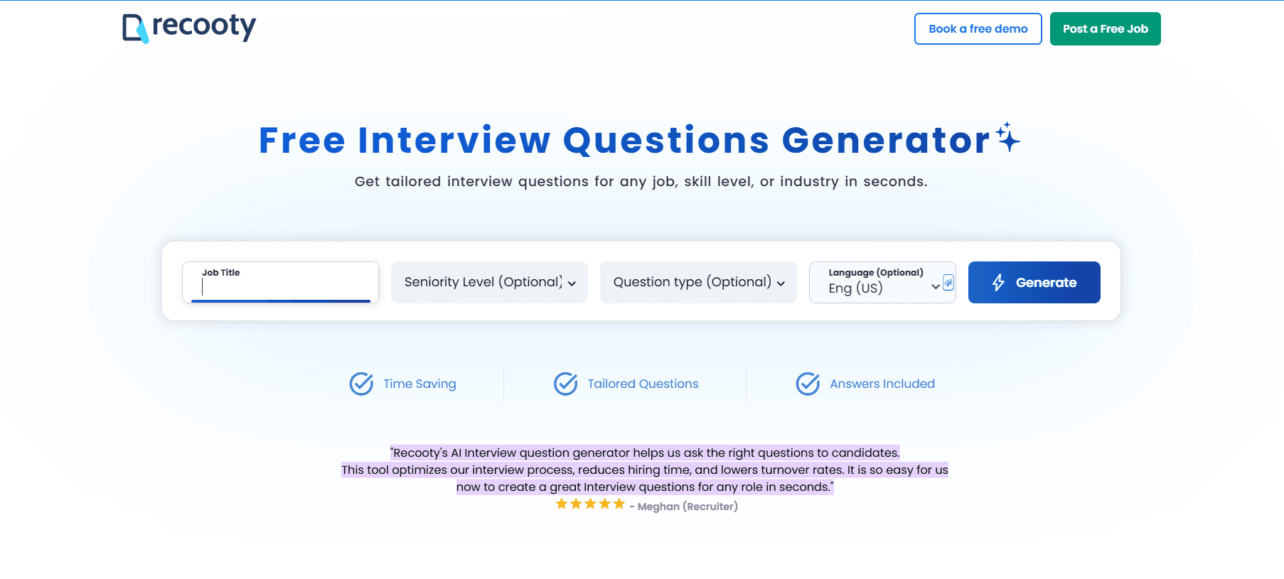 Top 5 AI-powered Interview Question Generators