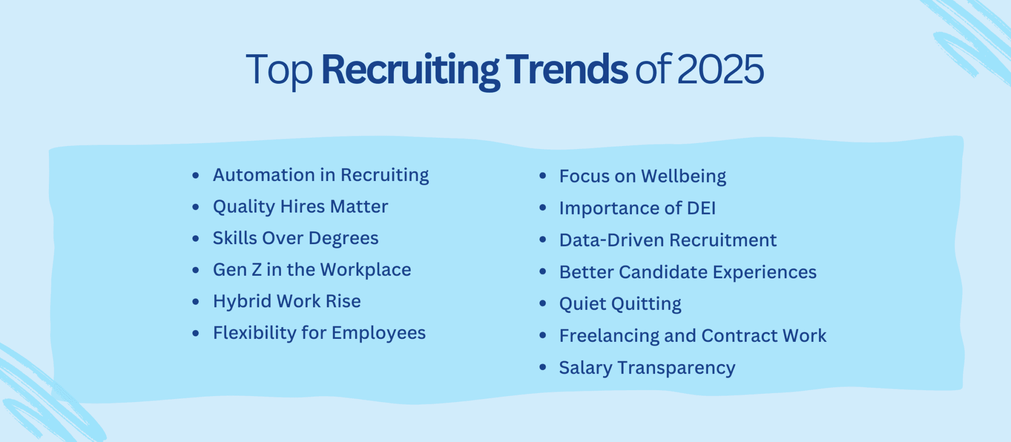 13 Recent Recruiting Trends You Can't Afford to Overlook in 2025